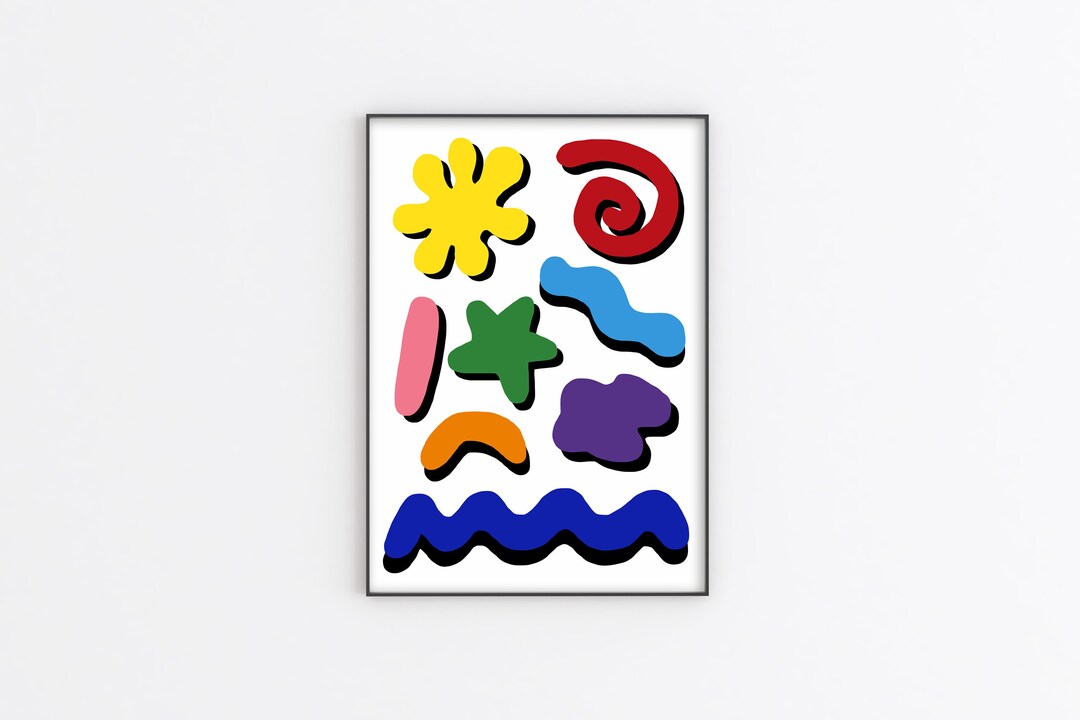 Pattern Print A3 Print Illustration Eco Friendly Print Home Decor Funky ...