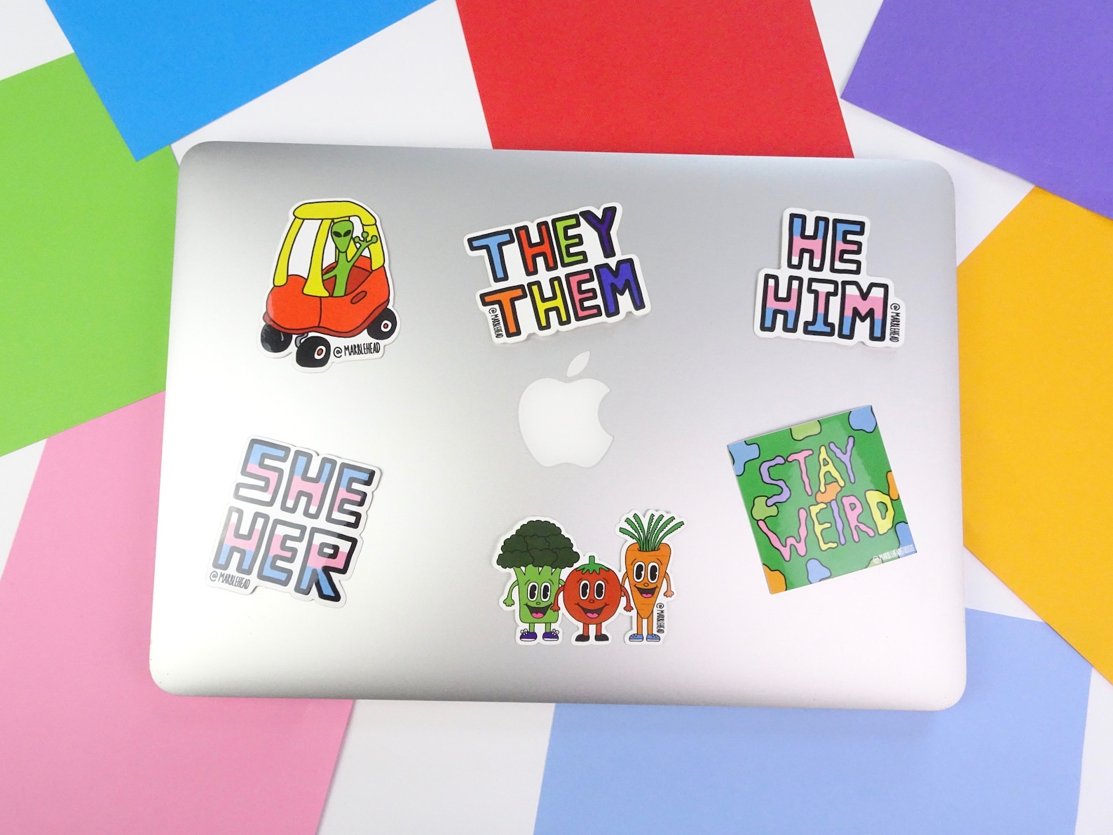 Pronouns Sticker He/him Sticker LGBTQ Sticker Die Cut Queer Sticker ...