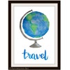 Inspirational Quote Print World Map Wall Art Travel Decor Travel Gifts ...