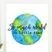Travel Art Print Travel Quote Wall Art Watercolor Print Wanderlust Wall ...