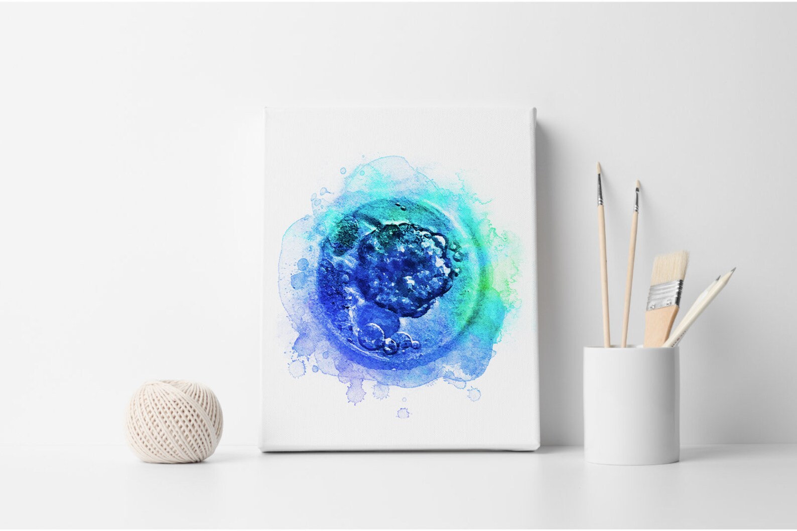 Embryo Art Custom Canvas Print IVF Baby Pregnancy Announcement - Etsy