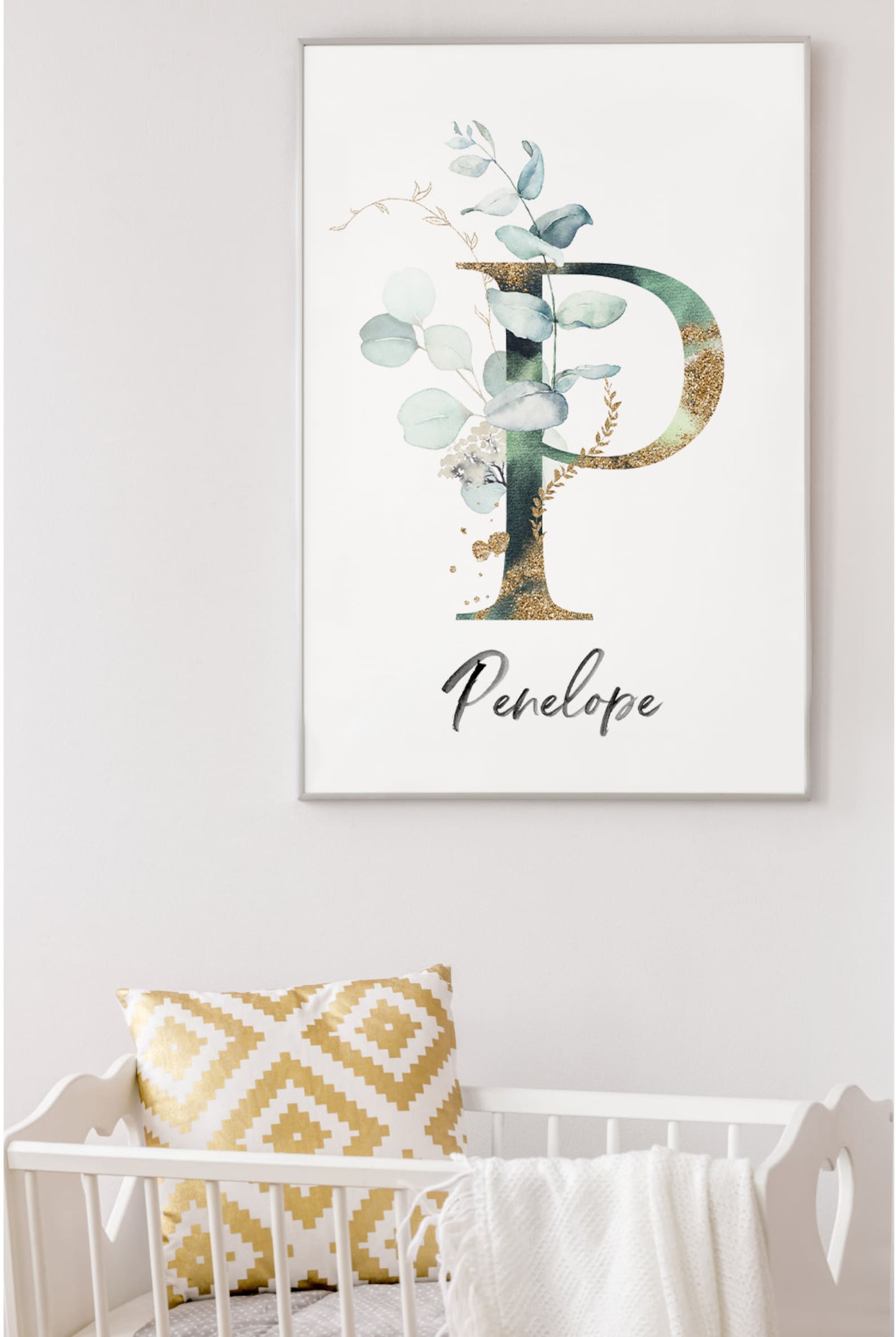 Personalized Name Art for Kids Custom Baby Name Letter Art for | Etsy