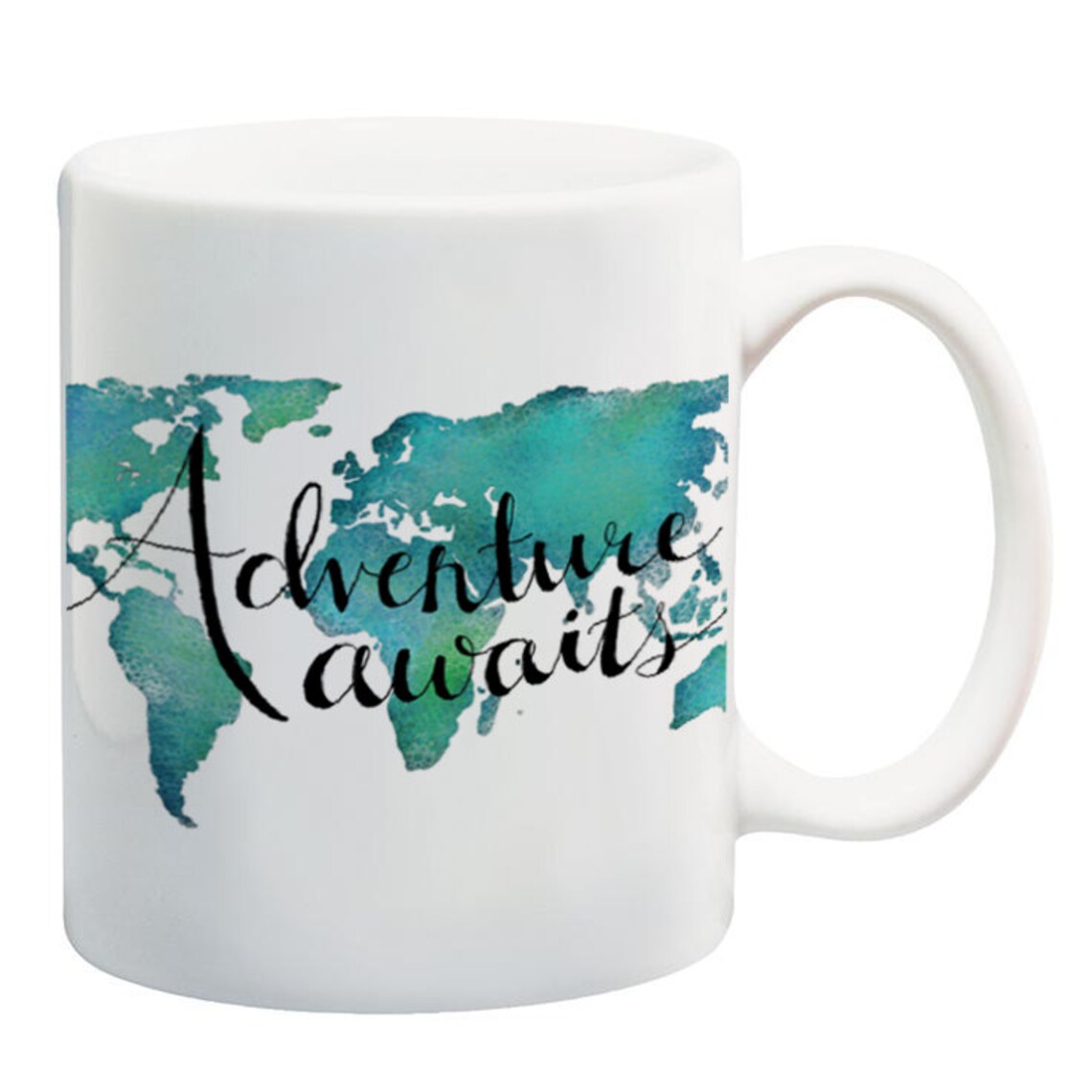 Adventure Awaits Travel Quote Mug Office Gifts for Travelers - Etsy