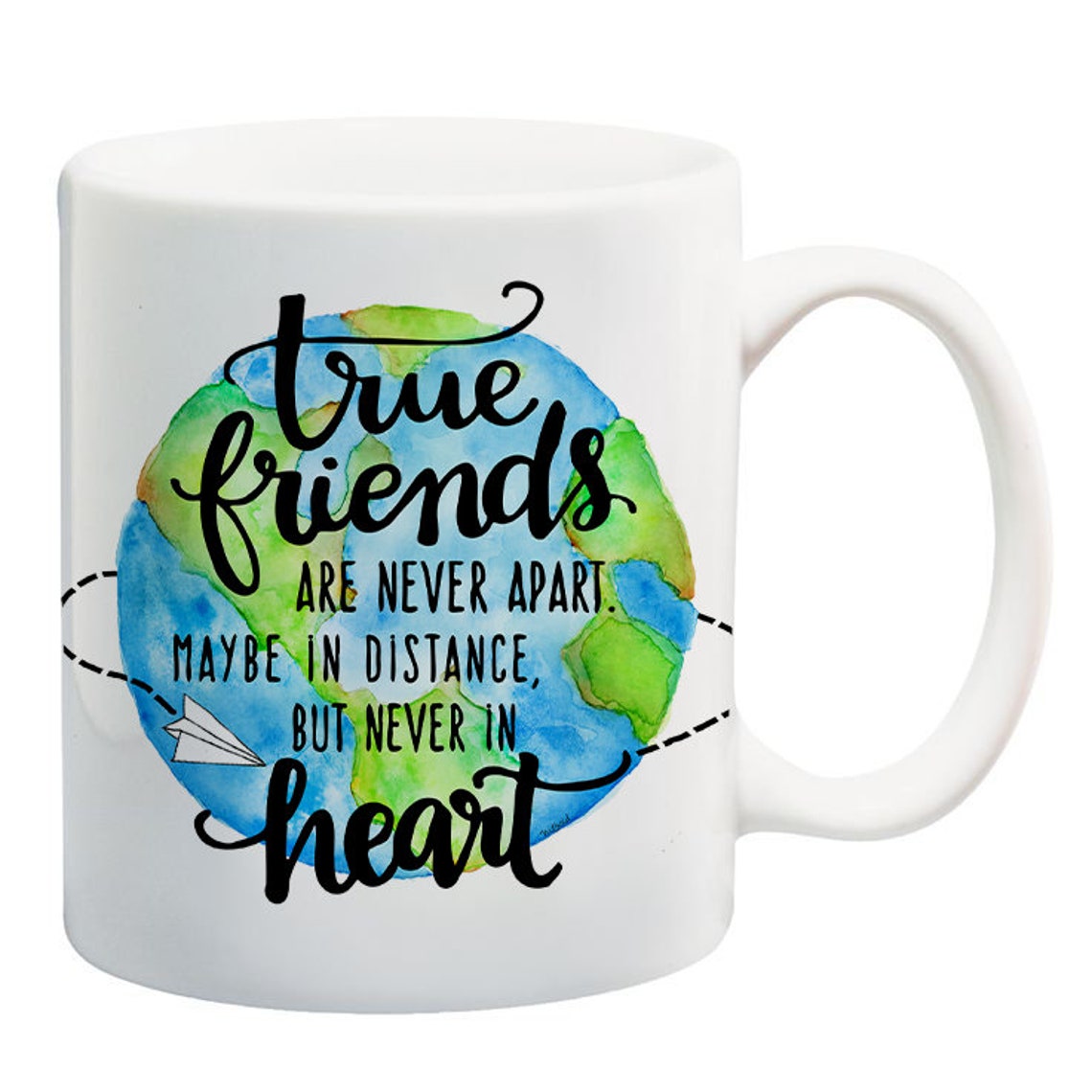 Friendship Quote Mug Long Distance Friendship Gift Long - Etsy