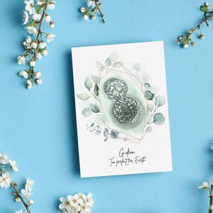 Embryo Art Custom Nursery Art Embaby Watercolor Eucalyptus Print - IVF ...