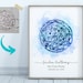Custom IVF Art Embryo Watercolor Personalized Pregnancy Gift - Nursery ...