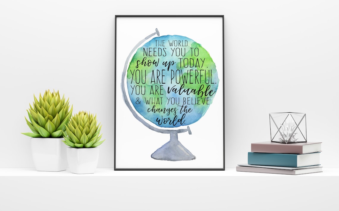 Motivational Wall Decor Quotes Prints Gifts for Friends | Etsy