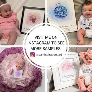 Embryo Art Custom Canvas Print IVF Baby Pregnancy Announcement IVF Art ...