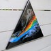 Rainbow Triangle Canvas Painting Music Wall Art Abstract - Etsy