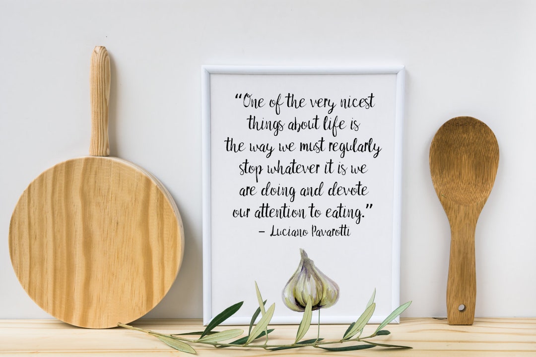 Kitchen Prints Kitchen Art Print Foodie Gifts Food Art Kitchen Quotes ...