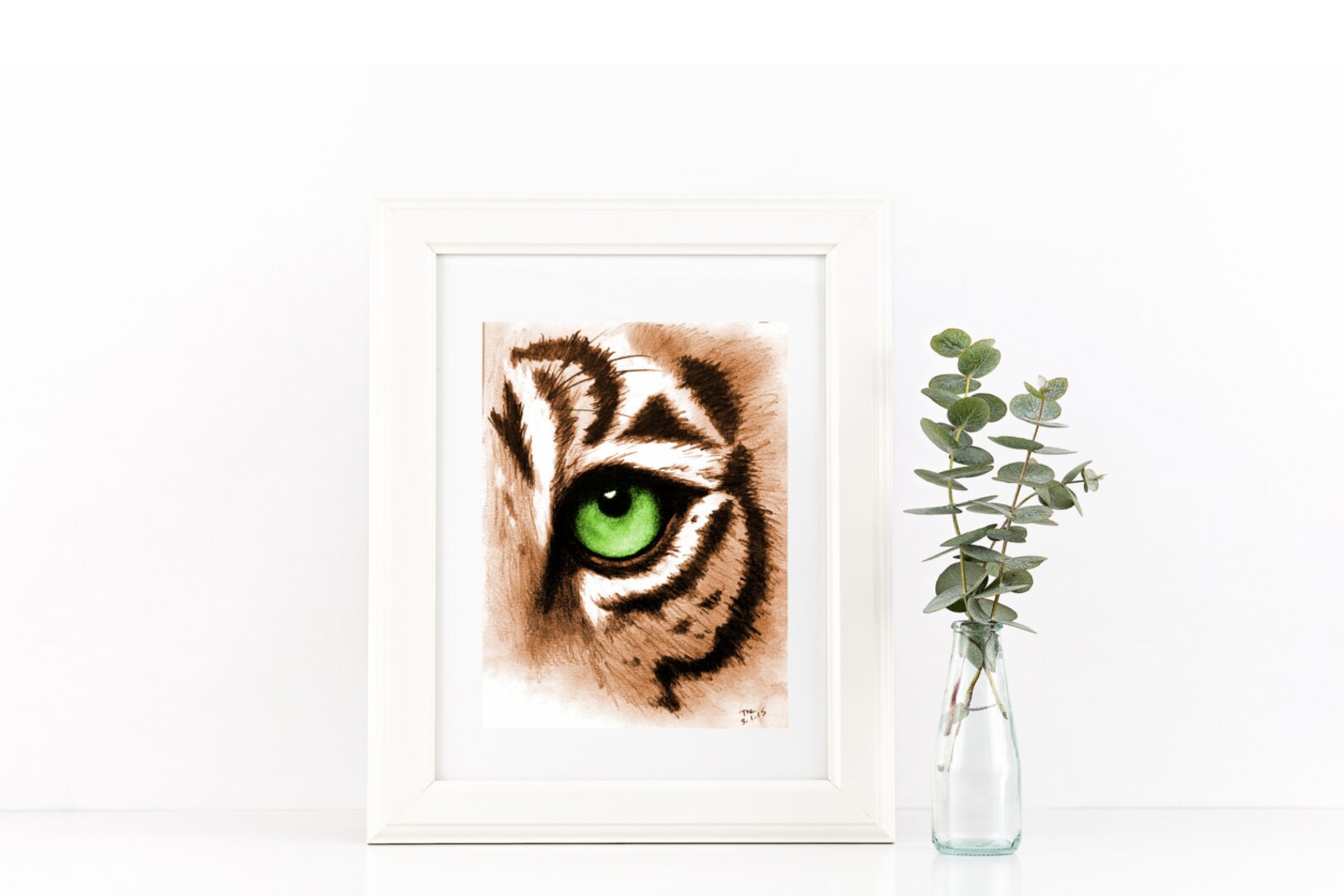 Eye of the Tiger Art Print - Tiger Art Animal Print Decor Tiger Wall ...