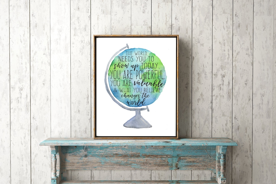 Motivational Wall Decor Quotes Prints - Gifts for Friends Inspirational ...