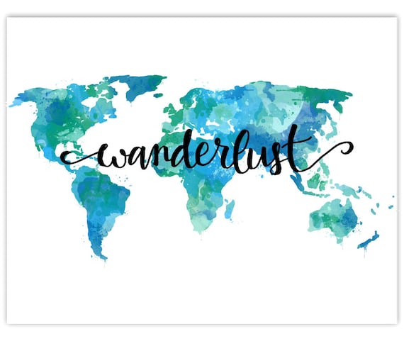Wanderlust Travel Map