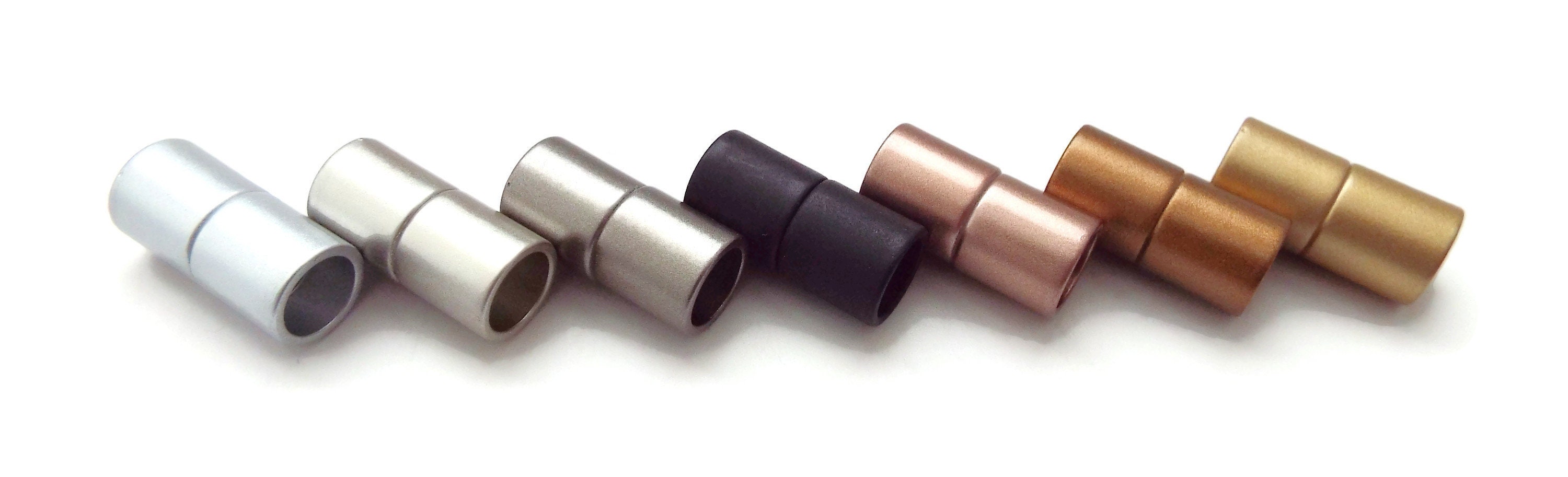 8mm Acrylic Magnetic Cylinder Clasp Choose From 7 Colors | Etsy