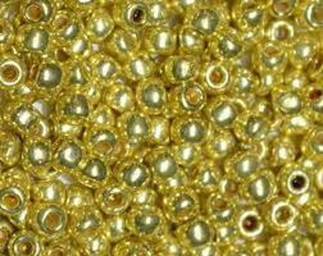 8/0 Toho, PF590, Lemon Gold, Galvanized Permafinish, 20 Grams - Etsy