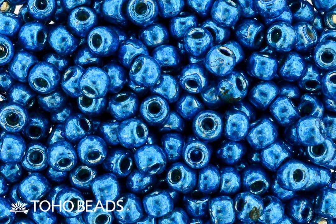11/0 Toho, PF583, Metallic Electric Blue, Permafinish - Etsy