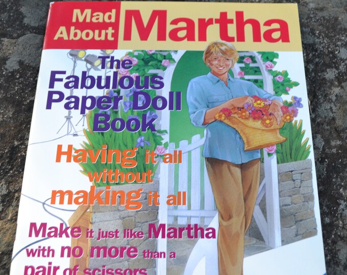 Martha Stewart Paper Doll Set Mad About Martha Parody Paper Doll Book ...