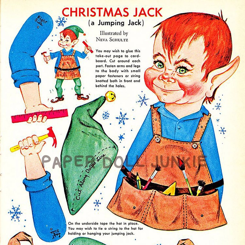 Jumping Jack Toy - Etsy