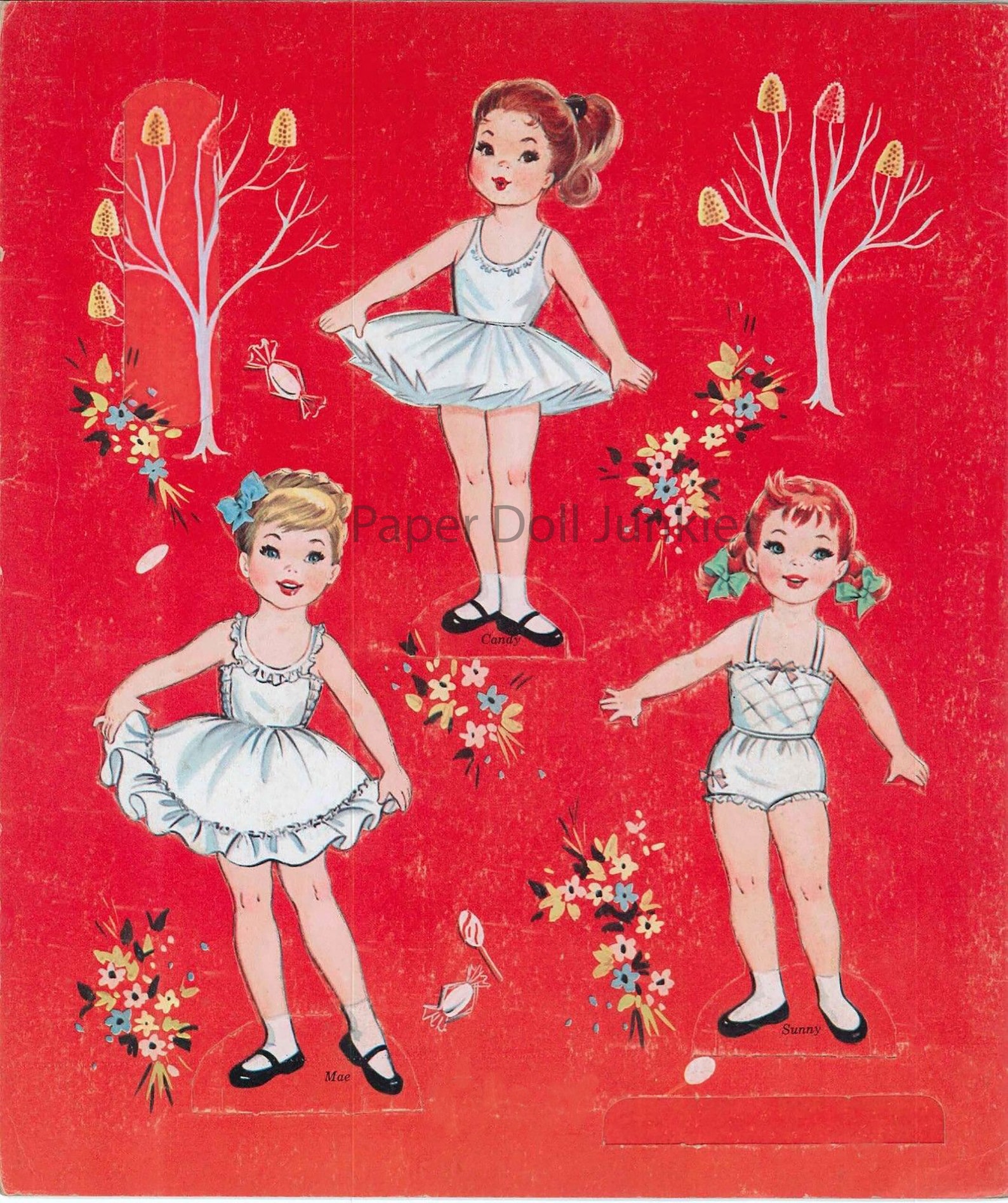 Vintage Paper Dolls 1959 Retro Paper Dolls Instant - Etsy