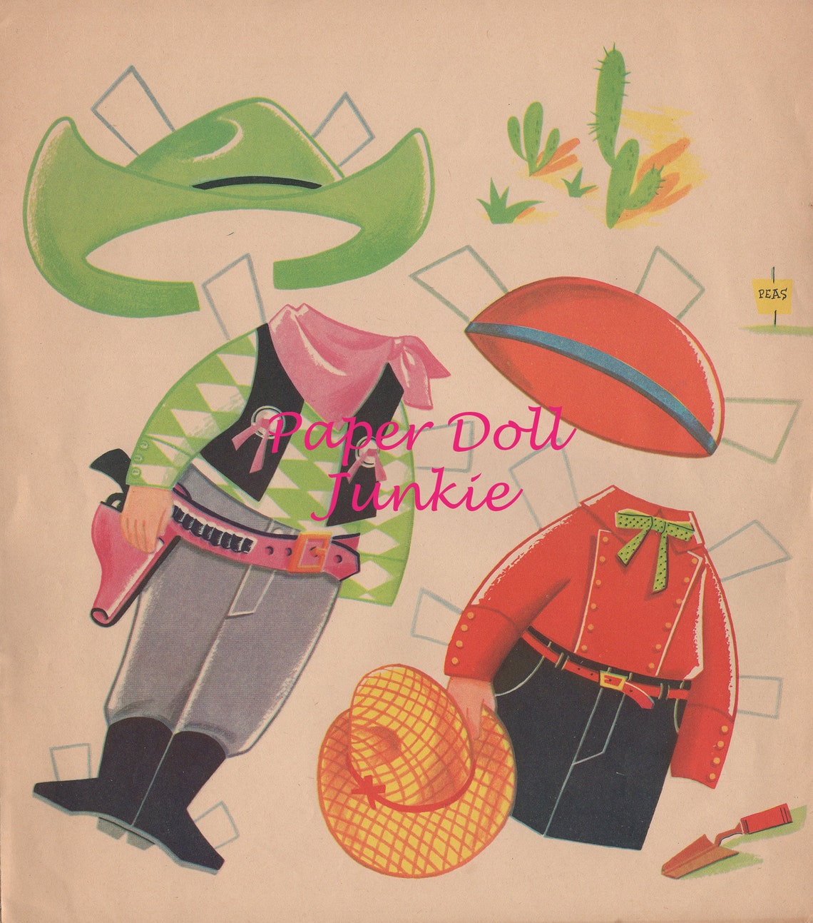 1950s Vintage Paper Dolls Digital Paper Doll Download Going - Etsy