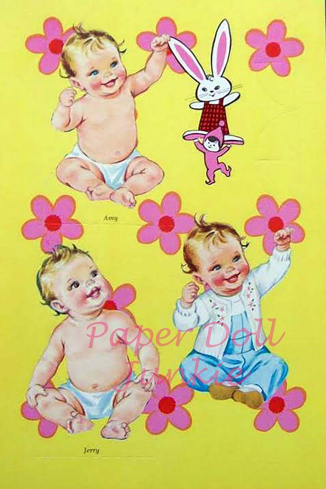 Vintage Paper Dolls Printable Paper Dolls Baby Paper Dolls - Etsy