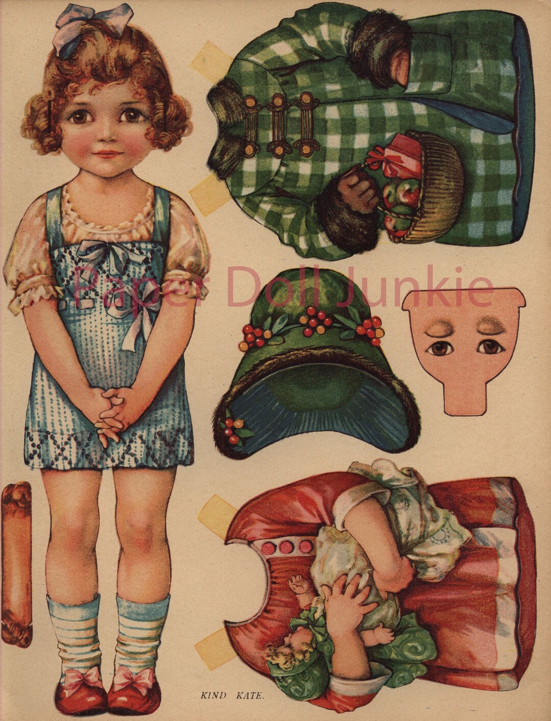1890s Paper Dolls - Instant Download Printable Vintage Paper Dolls ...