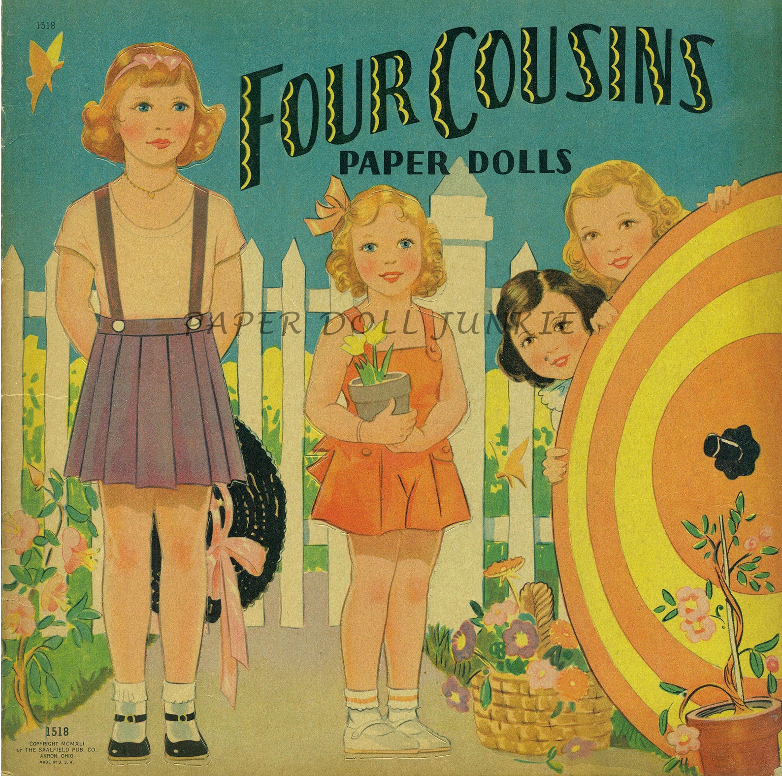 Vintage Paper Dolls Printable, Instant Download Paper Dolls, Digital ...