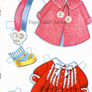 Vintage 1966 Paper Doll, My Big Dolly, Little Girl Clip Art, Instant ...