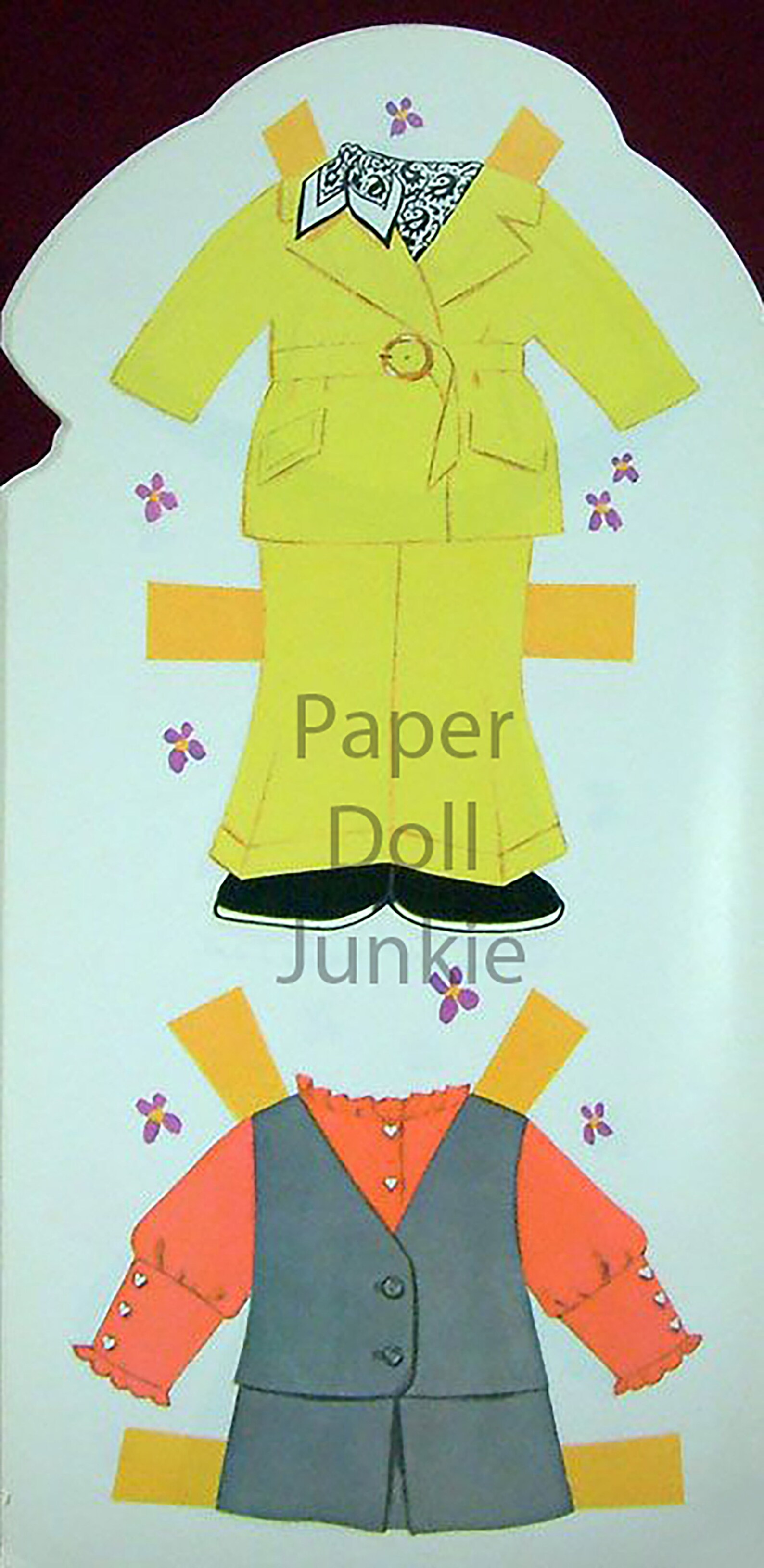 Vintage Paper Doll Printable Pretty Pat 1969 Retro Paper Doll PDF and ...