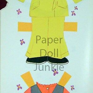 Vintage Pretty Pat Paper Doll Printable, 1969 Retro Clip Art (PDF ...