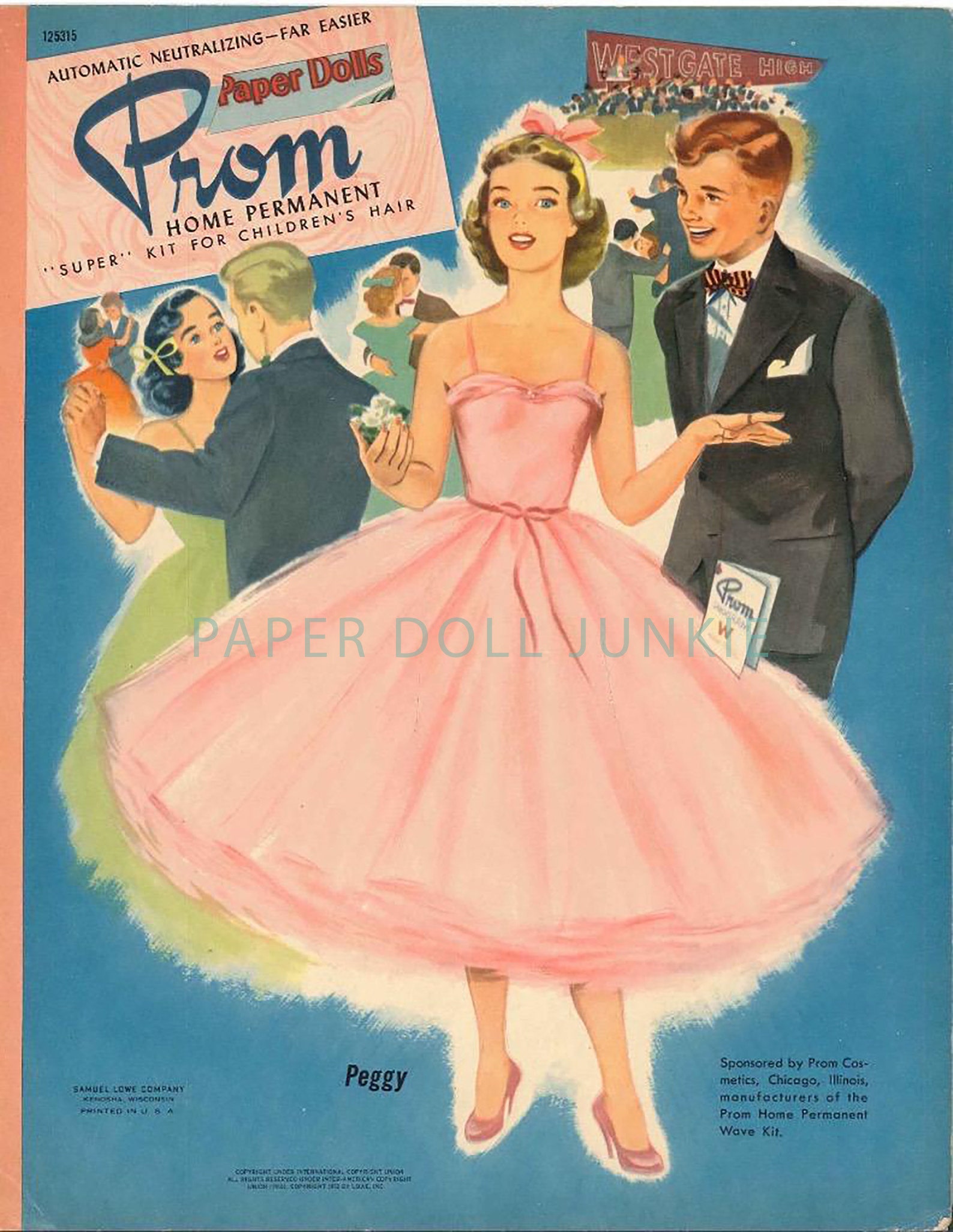 Vintage Paper Dolls - 1952 Prom Home Permanent Paper Dolls - Vintage ...