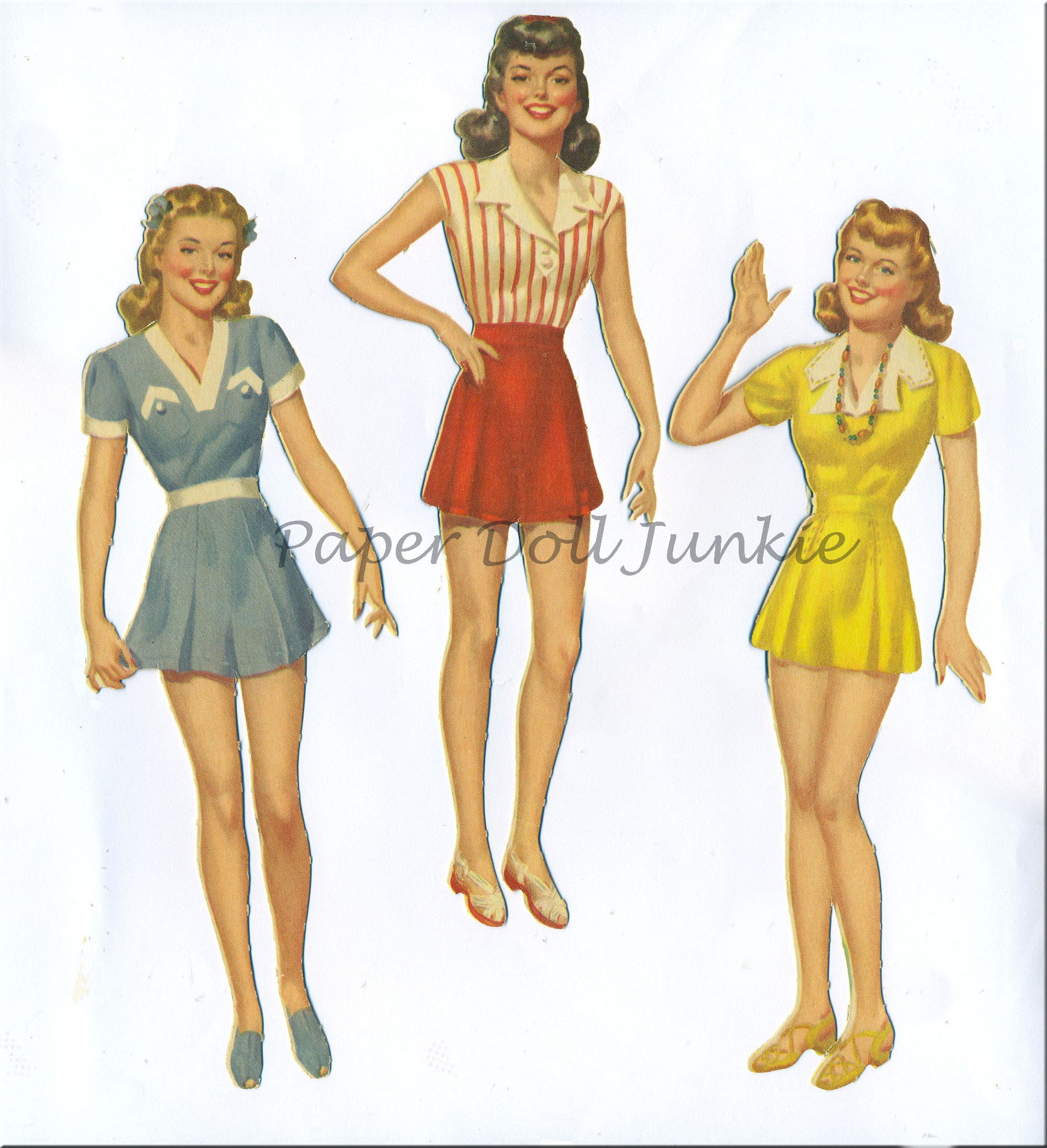 Boarding School Paper Dolls Vintage Paper Doll Printables | Etsy UK