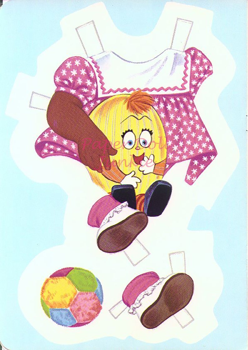 Vintage African American Paper Doll, Baby Sue 1969 Instant Download ...