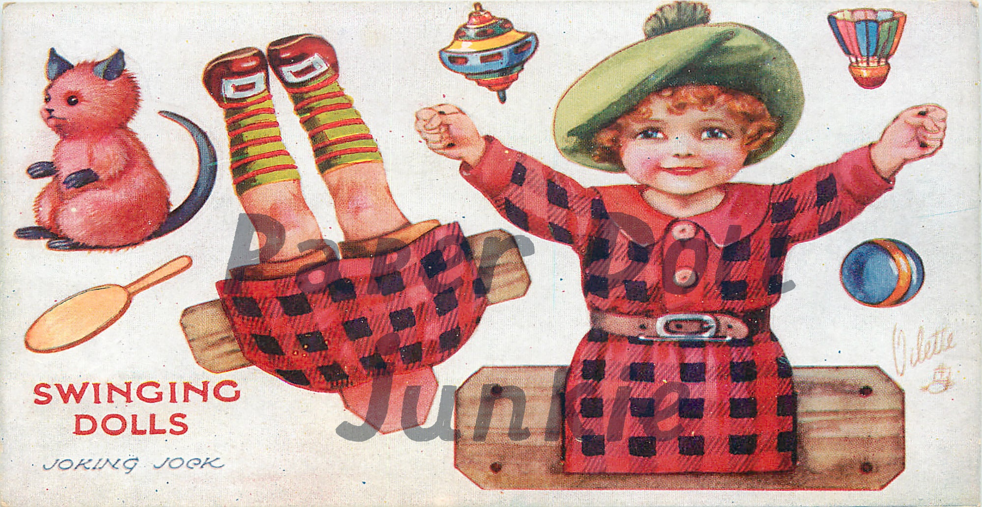 Swinging Paper Dolls - Vintage Paper Dolls - Antique Paper Dolls ...