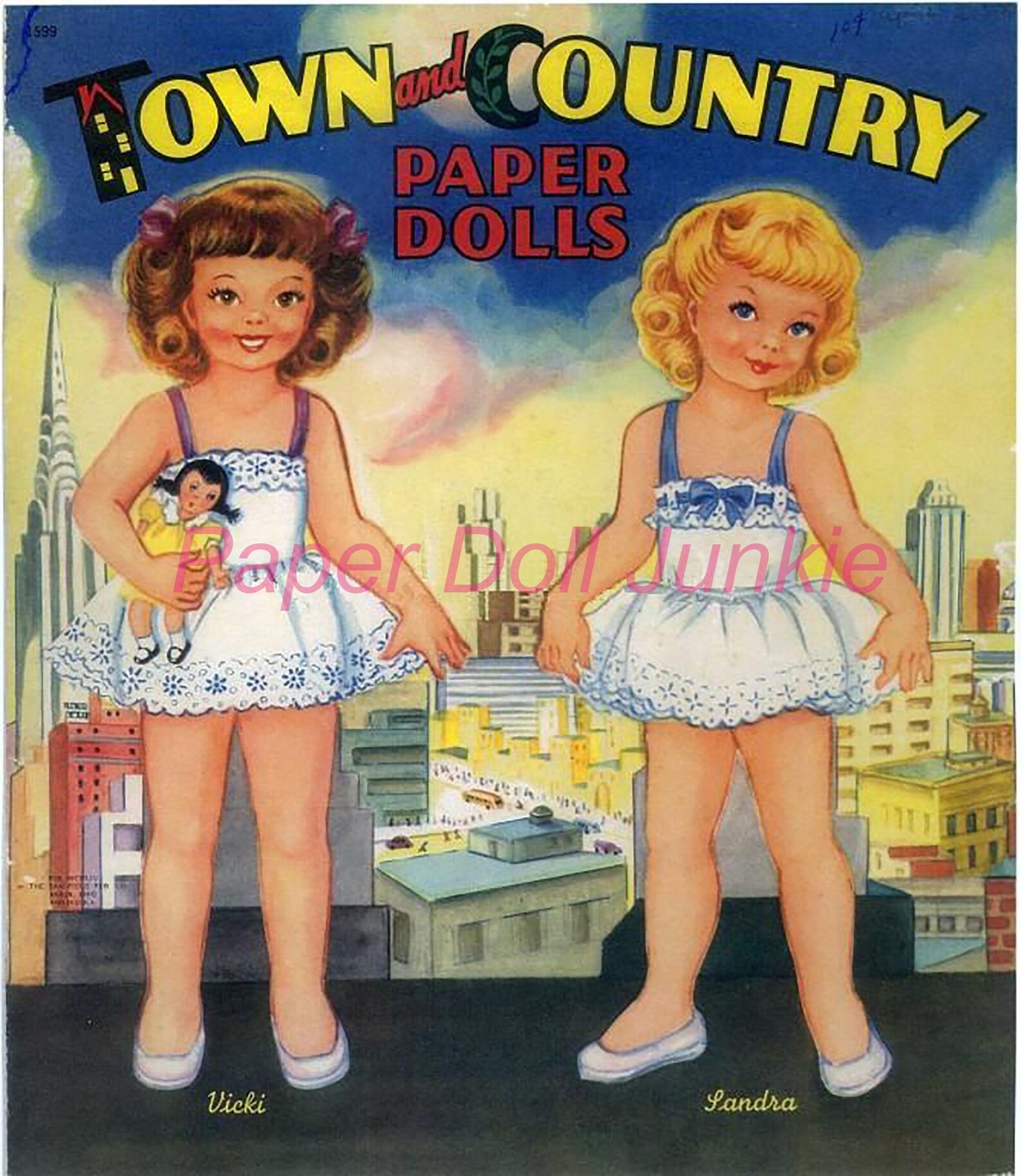 Retro Paper Dolls 1950s Printable Paper Dolls Instant - Etsy