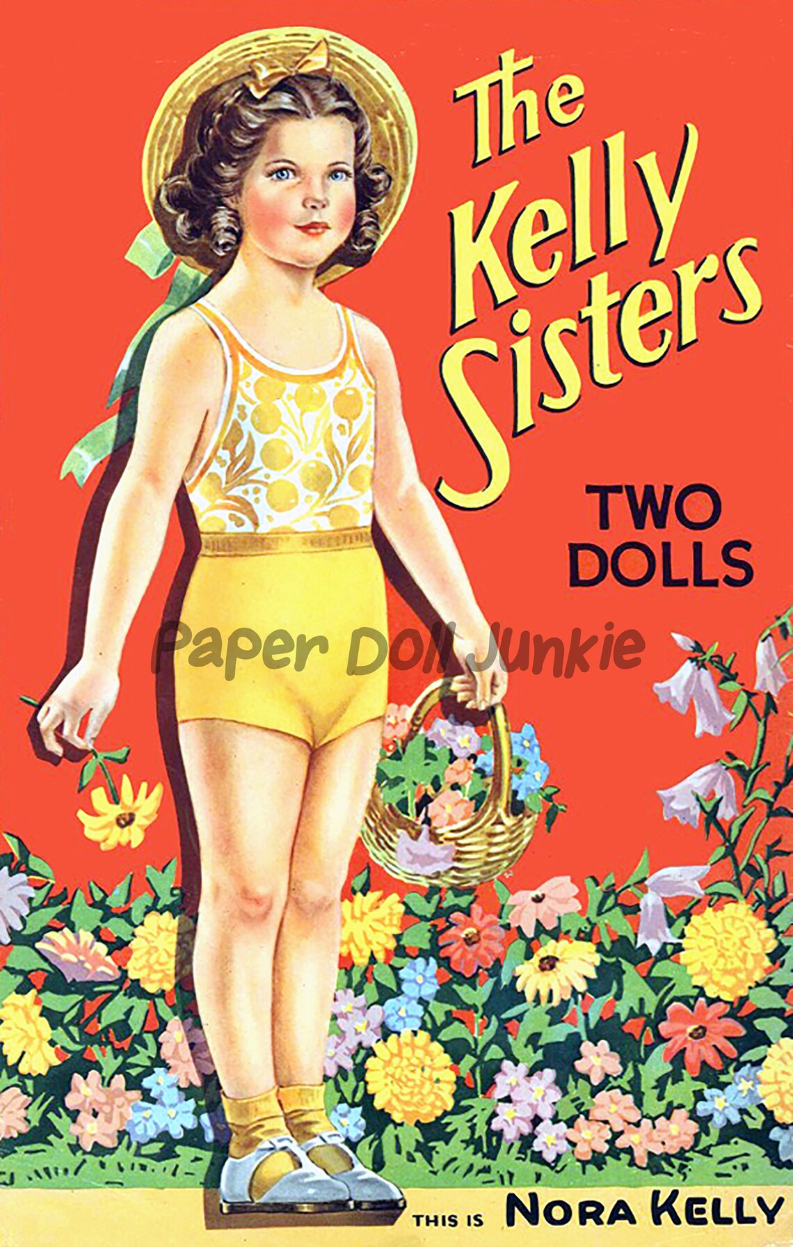 Kelly Sisters Vintage Paper Dolls Instant Download PDF Printable File ...