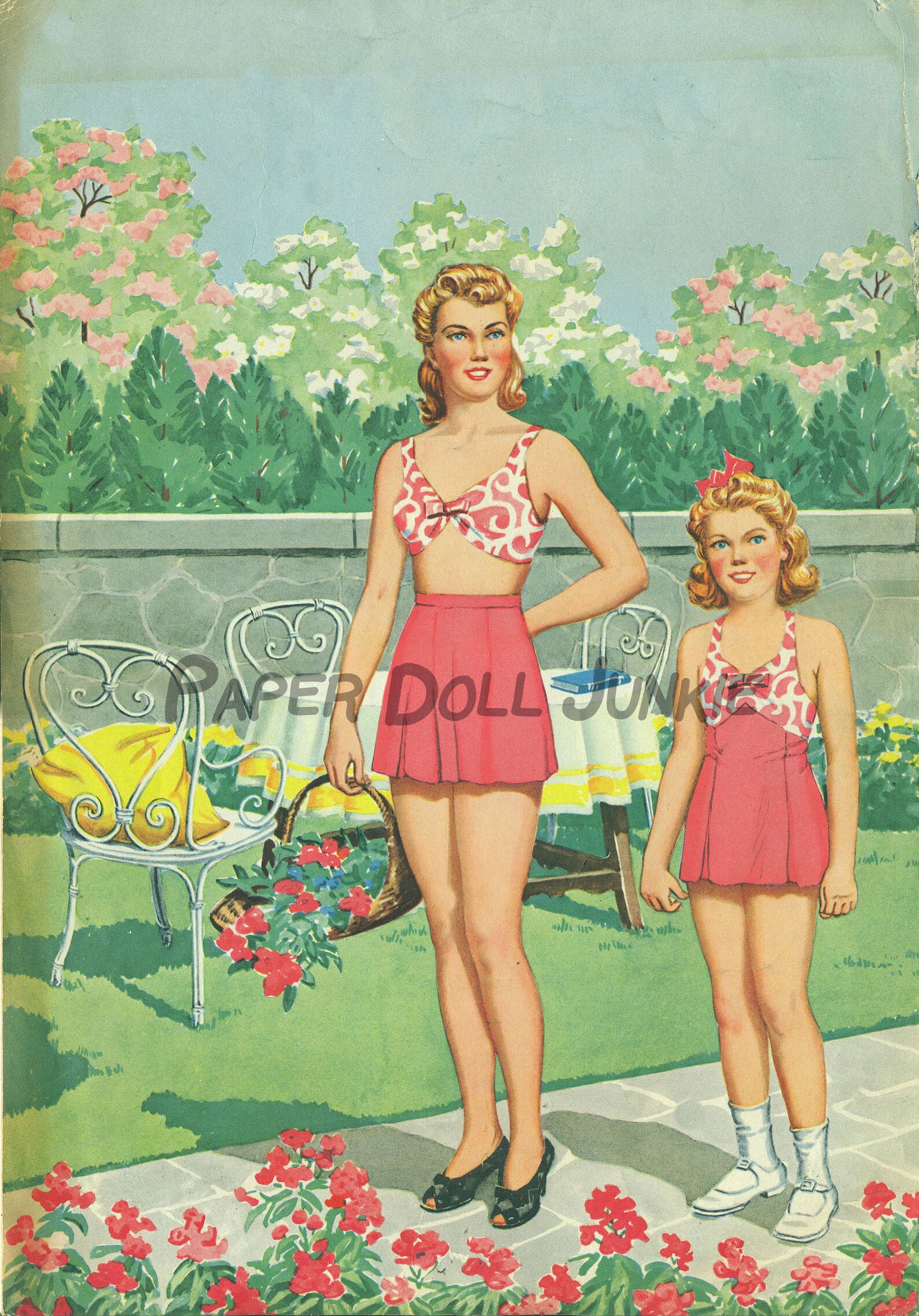 Vintage Paper Dolls, 1940s Paper Dolls Printable Paper Dolls - Etsy