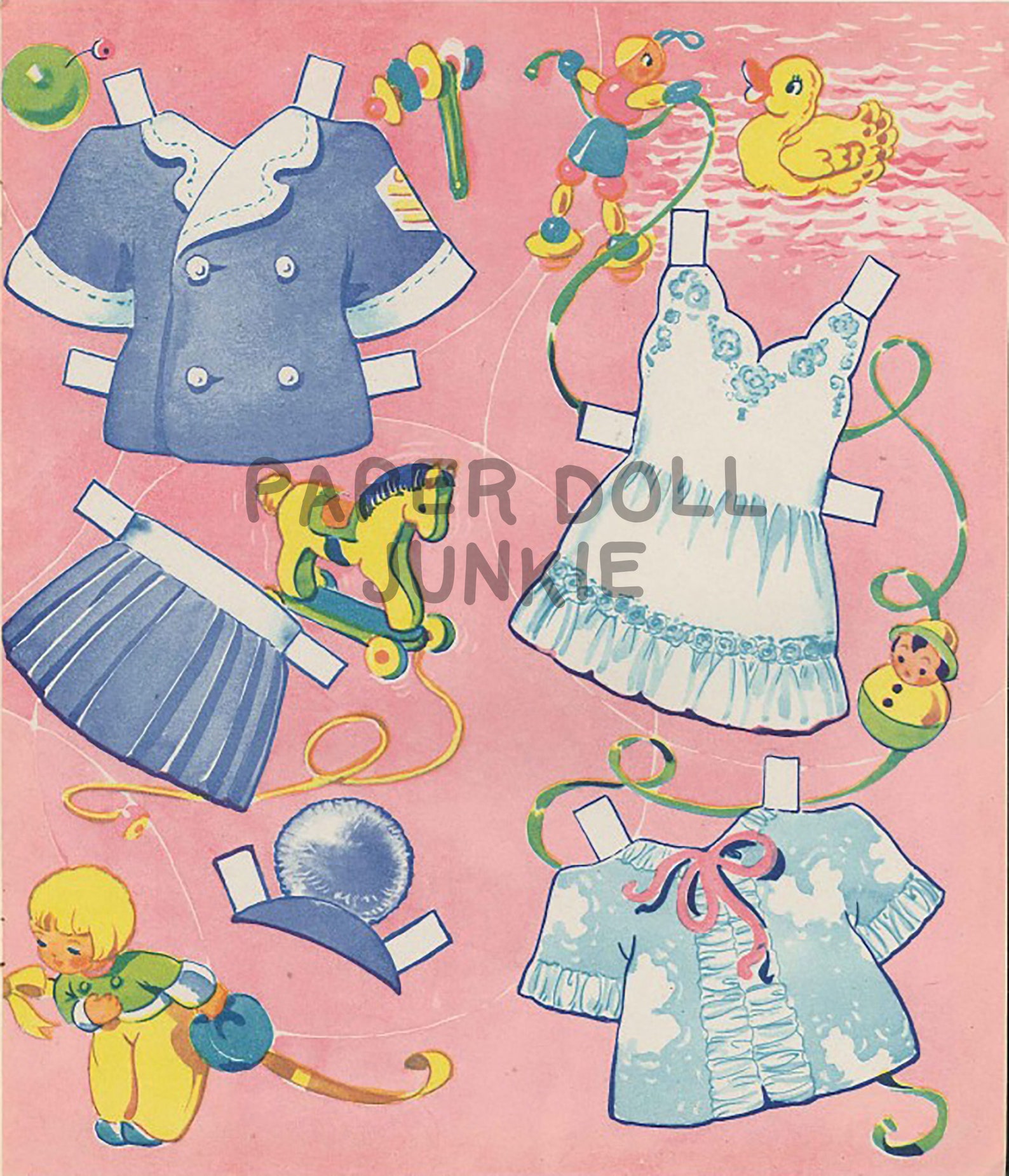 Vintage Paper Doll Dolly Baby Sparkle Plenty 1948 Printable Paper Doll ...
