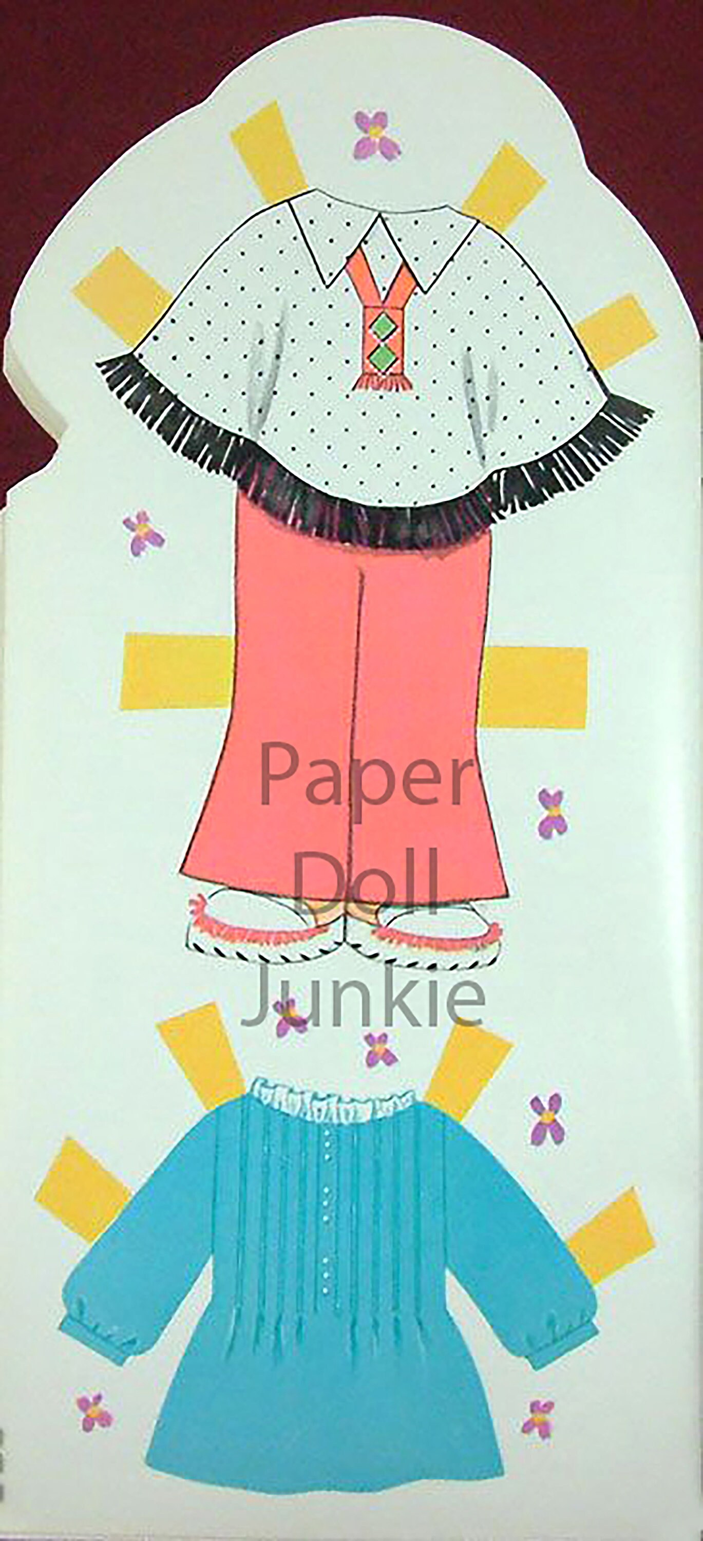 Vintage Paper Doll Printable Pretty Pat 1969 Retro Paper Doll PDF and ...