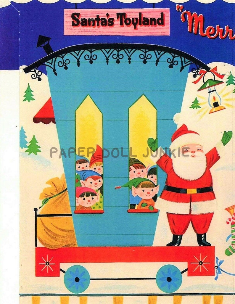 Santas Toyland Playbook Vintage Printable 1962 PDF Instant - Etsy