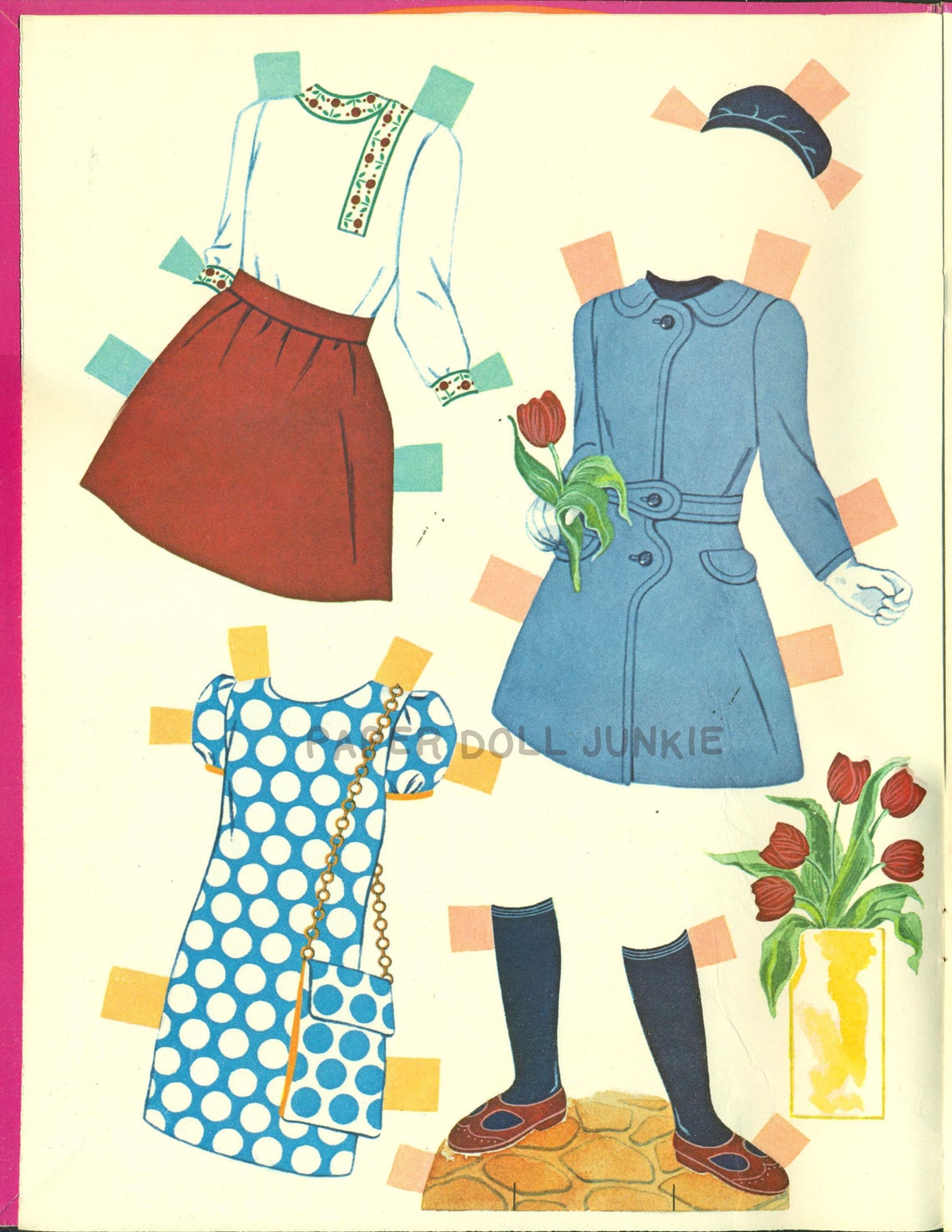 1968 Paper Doll Teen Model Paper Doll Retro Paper Doll - Etsy