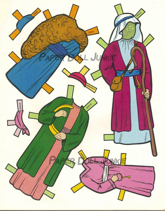 Printable Bible Character Paper Dolls
