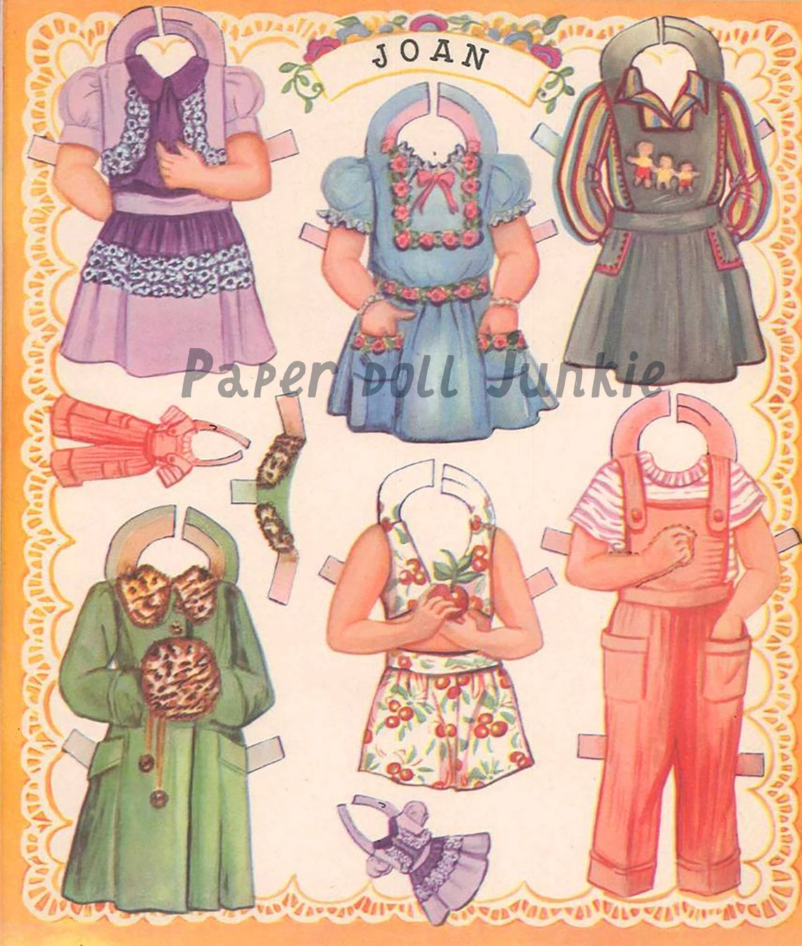 1950s Vintage Paper Dolls Instant Download Paper Dolls | Etsy