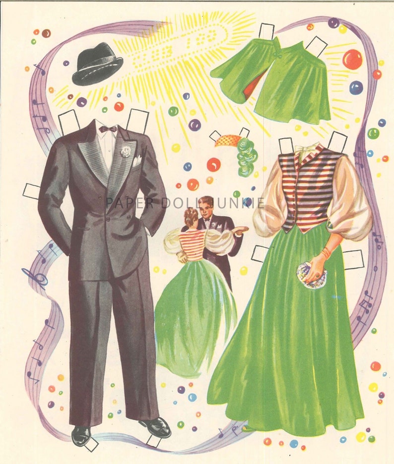 Family of Paper Dolls Instant Download Printable Family - Etsy