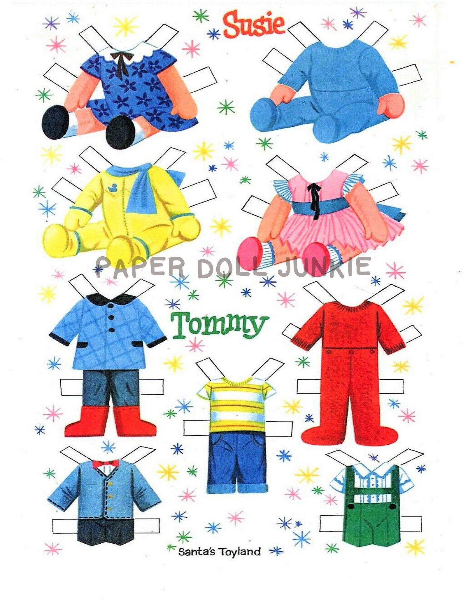Santas Toyland Playbook Vintage Printable 1962 PDF Instant - Etsy