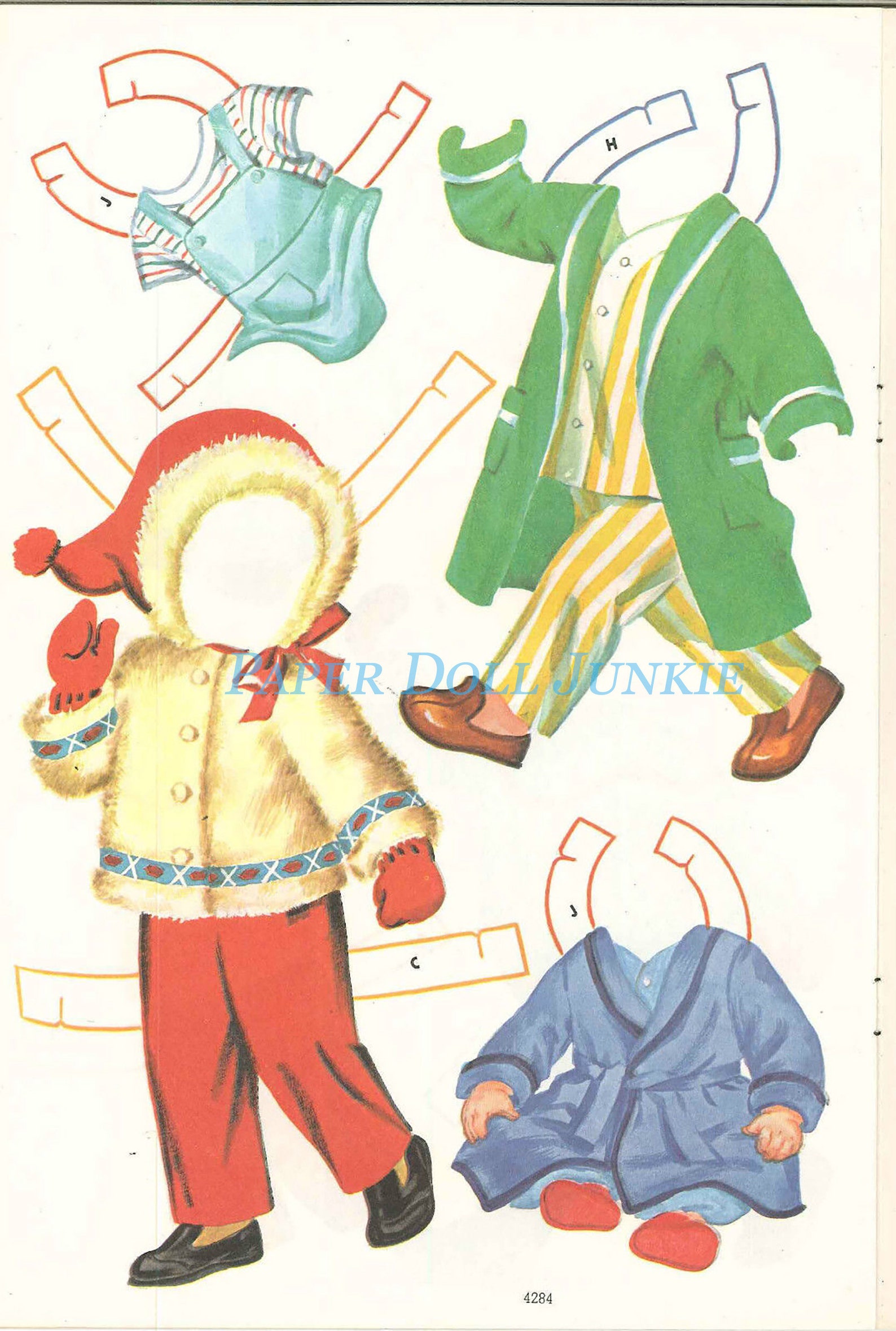 Vintage Nursery Paper Dolls 1969 Paper Dolls Little Children Paper ...