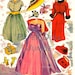 Vintage Paper Dolls, Beauty Queen, 3 Gorgeous Vintage Women Clip Art ...