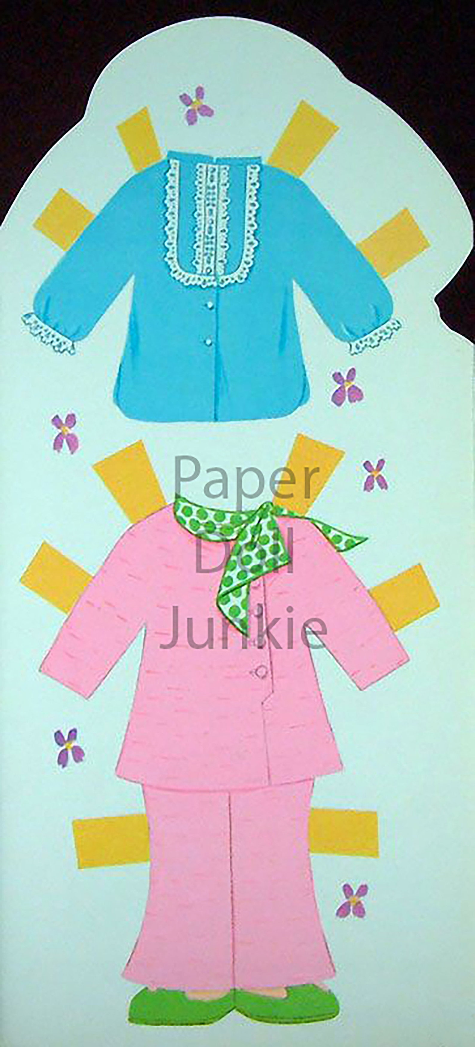 Vintage Paper Doll Printable Pretty Pat 1969 Retro Paper Doll PDF and ...