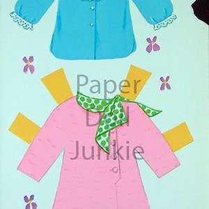 Vintage Pretty Pat Paper Doll Printable, 1969 Retro Clip Art (PDF ...