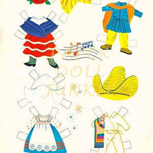 Vintage Dolls of Other Lands Paper Dolls: Cultural Costumes (printable ...